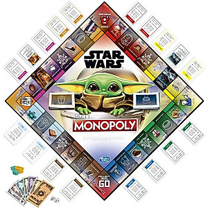 Monopoly: Star Wars The Child Edition Board Game for Families and Kids Ages 8 and Up, Featuring The Child, Who Fans Call Baby Yoda
