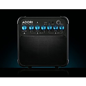 Adori Slimtech - Bluetooth Mini Guitar Amp, Portable Guitar Amp with Rechargeable Type-C 10 Hour Play. Ultimate Electric Guitar Practice Amplifier