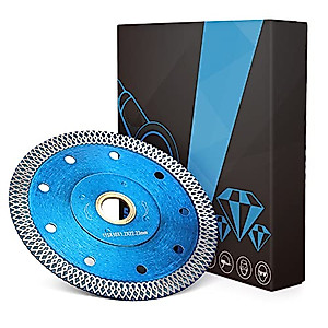 Supper Thin Diamond Tile Blade Porcelain Saw Blade for Cutting Porcelain Tile Granite Marbles (4.5"-5pcs/box)
