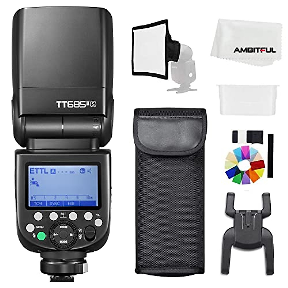 Godox TT685IIS 1/8000s HSS GN Speedlite Flash TTL TCM efficient Conversion Function Built-in Godox 2,4G X System Receiver(TT685IIS for Sony)