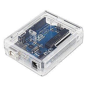 SB COMPONENTS Arduino Uno R3 Case Enclosure New Transparent Clear Computer Box Compatible with Arduino UNO R3