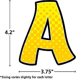 Teacher Created Resources Superhero Funtastic 4" Letters Combo Pack (TCR5845)