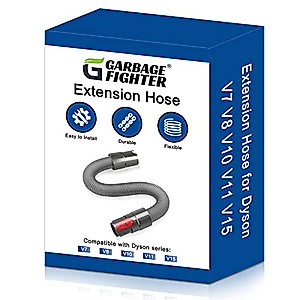 Garbage fighter Flexible Extension Hose Replacement for Dyson V7 V8 V10 V11 V15 Cordless Stick Vacuum Cleaner Accessory Attachment