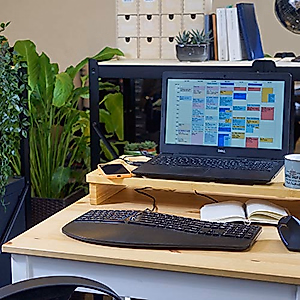 Perixx PERIBOARD-330B, Wired Ergonomic Keyboard with Adjustable Wrist Rest, Illuminated Keys, and Membrane Low Profile Keys, 2 Extra USB Ports, US English Layout