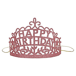 Meri Meri Happy Birthday Party Tiaras (Pack of 8)