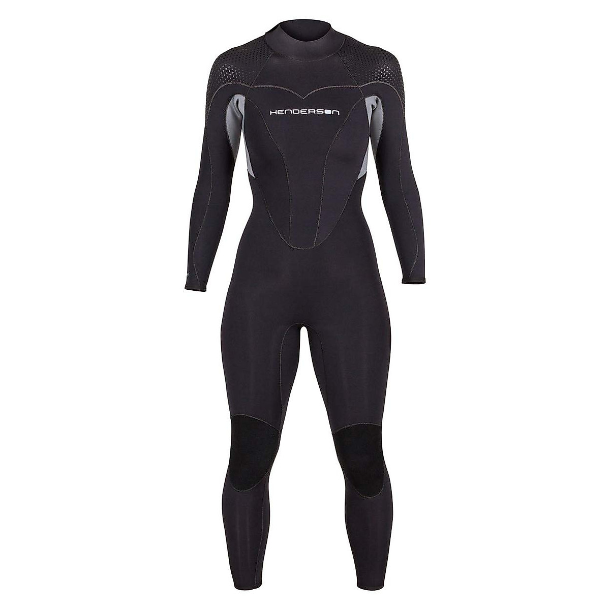 Henderson 5mm Women's Thermoprene Pro Back Zip Wetsuit, Black / Black, Size: 16