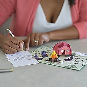 Lovepop Father’s Day Camping Trip Pop-Up Card – Father’s Day Card – Handcrafted 3D Pop-Up Greeting Card for Him – Father’s Day Love Card, 5 x 7”