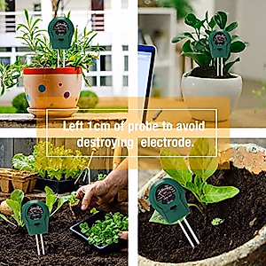 CANNABMALL PH Meter, TDS PPM Meter and 3 in 1 Soil Moisture Meter Combo, High Accuracy Lab PH/EC Tester Digital Kit [Upgraded] for Home Water, Hydroponics, Plants Garden Soil and Aquarium PH Pen