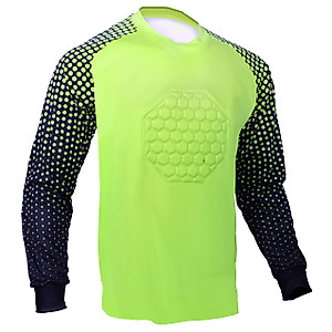 Soccer Goalie Shirt (Lime Green, Adult Small)