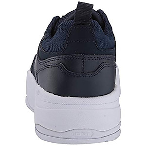 DC Women's E.TRIBEKA Platform Skate Shoe, Navy, 11 M US