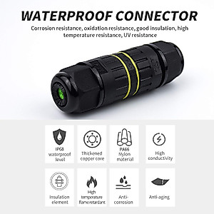 Junction Box Outdoor Waterproof Cable Connector, M20, IP68, Used for Maintenance and Power Expansion. Suitable for 5-core Cables (5mm-12mm)