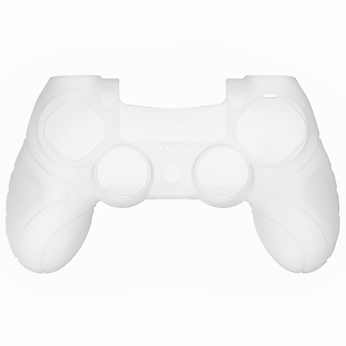 PlayVital Guardian Edition Glow in Dark - Green Ergonomic Soft Anti-Slip Controller Silicone Case Cover for ps4, Rubber Protector Skin with Joystick Caps for ps4 Slim/Pro Controller