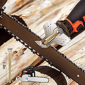 18pcs High Hardness Diamond Chainsaw Sharpener- Titanium Plated Burr Stone File in 3 Size Diamond Sharpening Wheels Chainsaw File for Chain Saw Stone Jewelry Wood (5/32'', 3/16'', 7/32'')