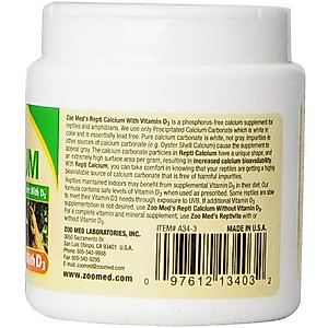 Zoo Med Repti Calcium with D3 3 oz - Pack of 4