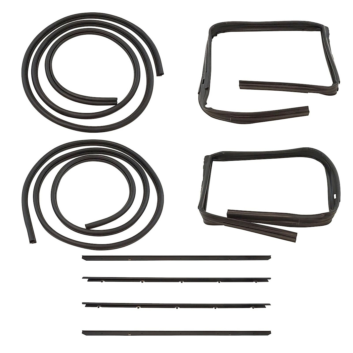 Door Weatherstrip Seal Kit Compatible with 1983-1993 Chevrolet S10 1983-1994 S10 Blazer 1992-1994 GMC Jimmy 1983-1991 S15 Jimmy 1991-1993 Sonoma
