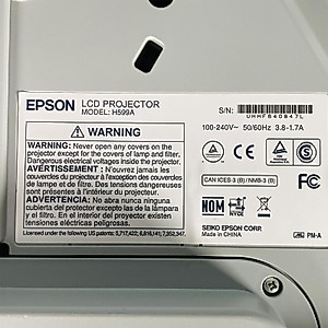 Epson BrightLink 595Wi WXGA 3300 ANSI Interactive Projector 3LCD Ultra Short Throw HDMI, Bundle: Remote Control, HDMI Cable, Power Cable