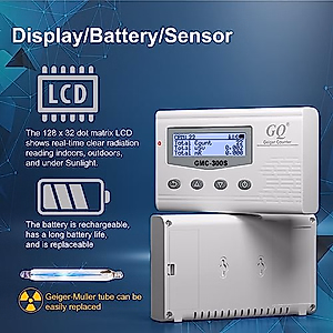 GQ GMC-300S Digital Nuclear Radiation Detector Monitor Meter Geiger Counter Radiation Dosimeter