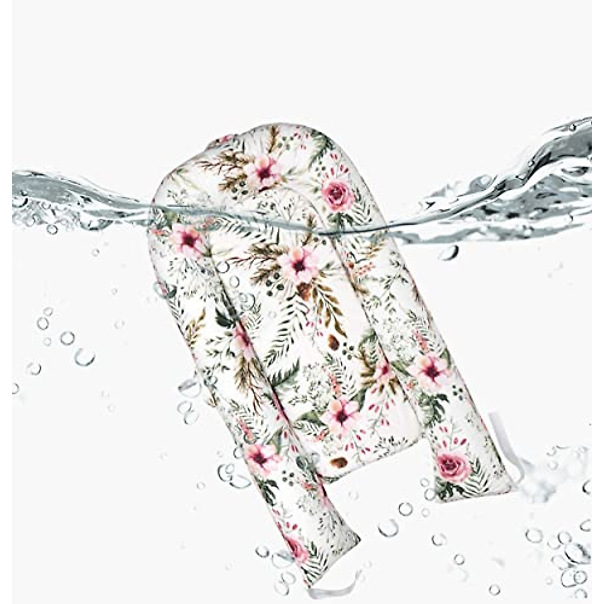 Baby Lounger Cover, Newborn Lounger Cover for Boys Girls, 100% Cotton Breathable Sleeping Bed Cover for Newborn (Flower)