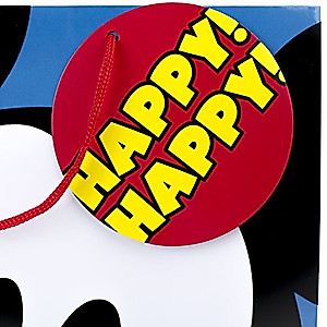 Hallmark Disney 15" Extra Large Gift Bag with Tissue Paper (Mickey Mouse) for Birthdays, Kids Parties or Any Occasion