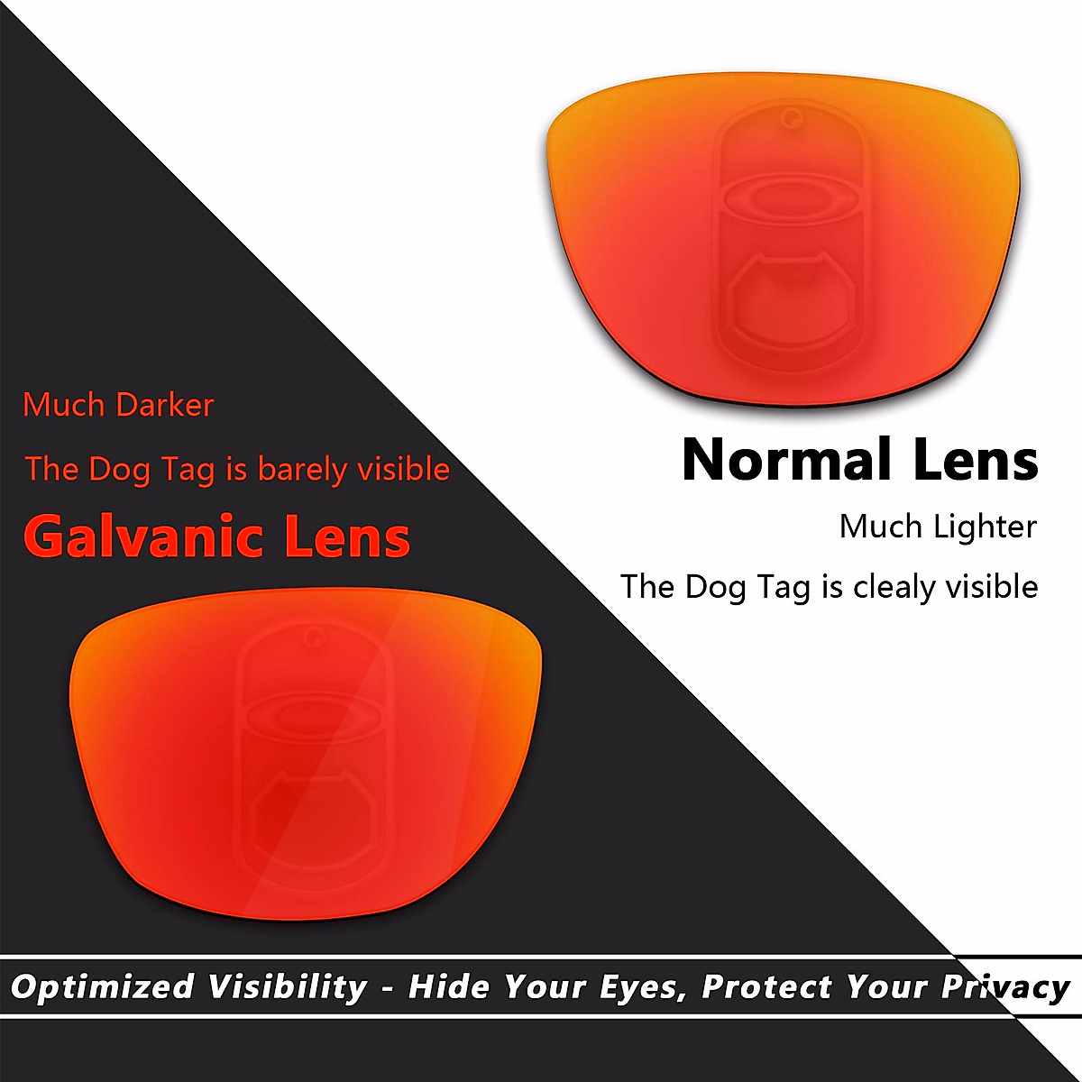 Galvanic Replacement Lenses for BOSE Tempo Sunglasses - Chrome + Black Polarized - Combo Pack