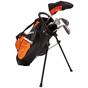 Aspire Golf Junior Plus Complete Golf Club Set for Children Kids - 5 Age Groups Boys & Girls - Right Hand (Orange Ages 5-6)