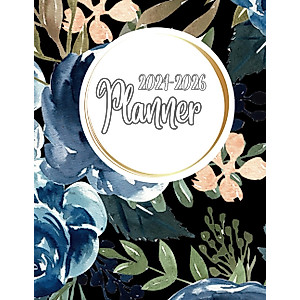2024-2026 Monthly Planner: 3 Year Calendar Large Size 8.5x11 inches | 36 Months Jan 2024 - Dec 2026 with Federal Holidays | Monthly Design ( Calendar 2024-2026 for Purse)