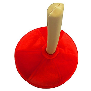 Nicky Bigs Novelties Funny Prank Red Toilet Plunger Hat - Retirement Party Hats - Plumber Costume Accessories - Over The Hill Party Supplies