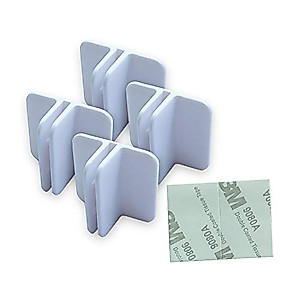 4 Pack Drawer Dividers Side Fixing Buckle Buckle Fixed Drawer Divider Clip for DIY Adjustable Drawer Dividers Dressing Table Tools