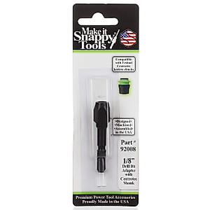 Make it Snappy Tools 1/8 Inch Drill Bit Adapter, Compatible with Festool Centrotec Chucks #92008