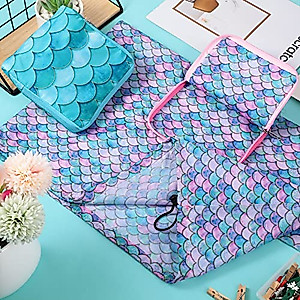 Travel Laundry Bag 2 Packs Heavy Duty Dirty Clothes Shoulder Bag with Drawstring Large Travel Organizer Bags for Luggage, 21 x 22 Inch