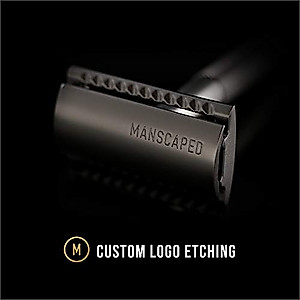 MANSCAPED® The Plow™ 2.0 Premium Single Blade Double-Edged Safety Face Razor