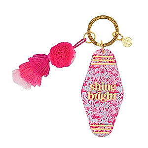 Simply Southern Acrylic Key Chain (Flamingo)