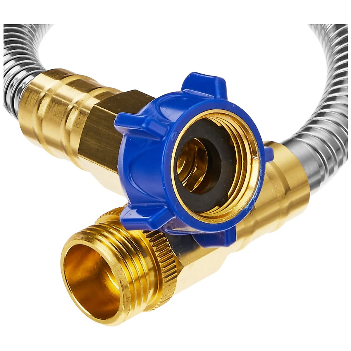 Tardigrade Metal Garden Hose 1 FT, Heavy Duty 304 Short Stainless Steel Water Hoses, Unmatched Durability, Flexible, Lightweight, Outdoor