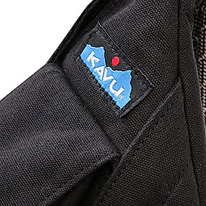 KAVU Mini Rope Bag Cotton Sling ​- Black