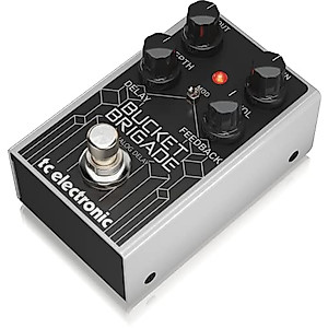 TC Electronic Electric Guitar Single Effect, Black/Silver (Bucket Brigade Analog DELAY)
