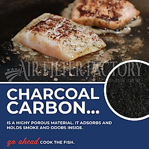 4-Pack Air Filter Factory Replacement For Honeywell HHT-011 Air Purifier Charcoal Carbon Fiber Media Pre-Filters