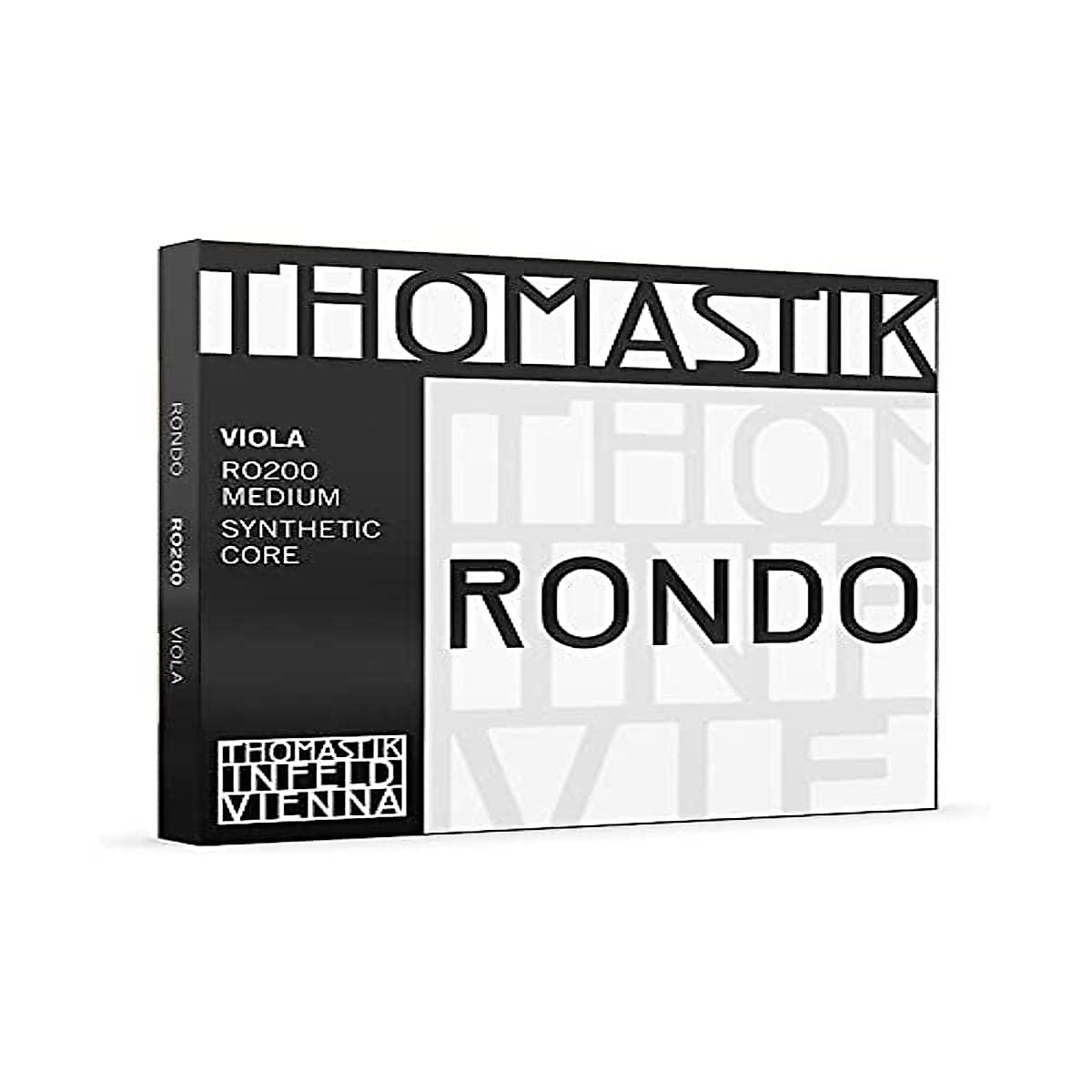 Thomastik-Infeld Rondo Viola Strings RO2001, Synthetic Core Set for Advanced and Pro Players – Chrome A, D, & G, Tungsten/Silver C – Maximum Power – Tonal Warmth - Vast Dynamic Range - Made in Vienna