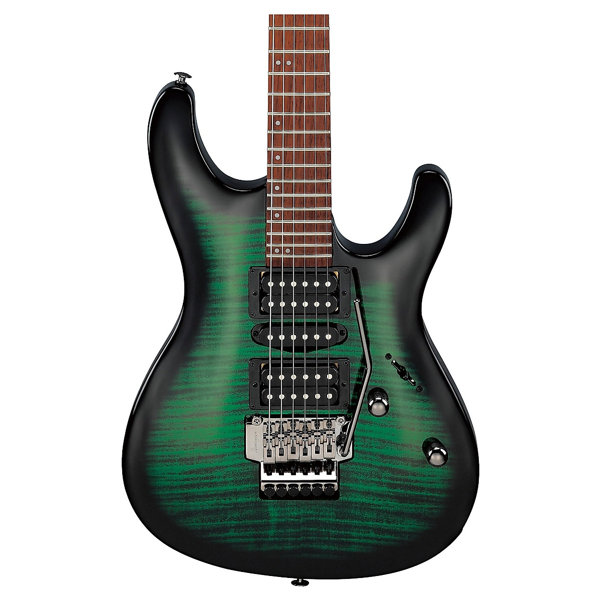 Ibanez Kiko Loureiro Signature KIKOSP3 Electric Guitar - Trans Emerald Burst