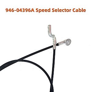 ZLIANGQ 946-04396A Speed Selector Cable for MTD Cub Cadet Craftsman Troy-Bilt Ryobi Yard Man Snowblower Snow Thrower Replaces 746-04396A 746-04396