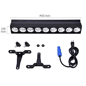 MFL. DJ Light Bar, 9-LED Stage Light Bar Cob Led RGBW Quad Colors DMX Pixel control Metal Body for DJ Stage Lighting Club Party
