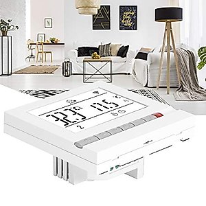 Zerodis Electric Heating Thermostat, WiFi Programmable Smart Electric Baseboard Heater Thermostat LCD Display APP Voice Control, Compatible with Alexa, Google Assistant, Smart Life 95-240V