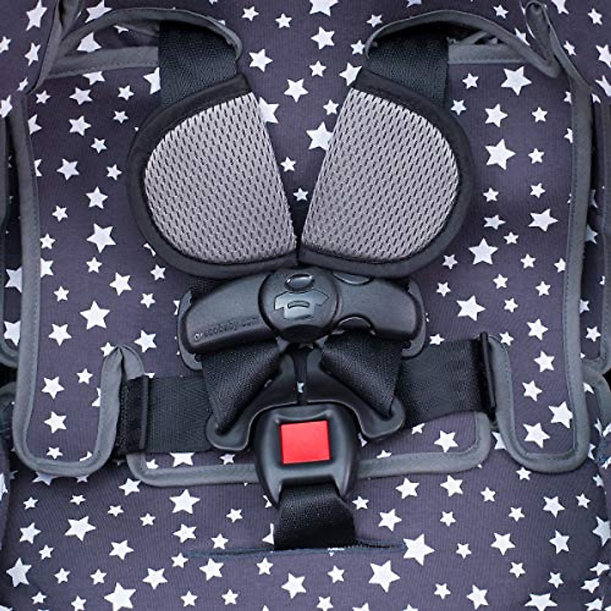 JYOKO Kids Cotton Cover Liner for car seat Compatible with Graco 4Ever DLX 4-in-1 (Winter Sky)