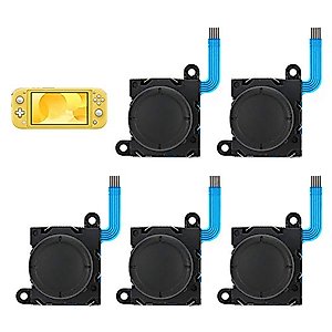 Wosune Joystick Button Materials Game Machine Joystick Button Lightweight Professional Chipsets for Switch Home Entertainment NS Controller