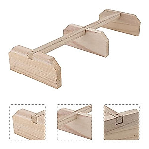 3 pcs Brooder Stand Horse Pet Accessories Chicks Single Toys Hens Swing Chick Standing Wood Pigeon Parrots Training Big Bar， Supplies Perch- Coop and Trainning for Garden