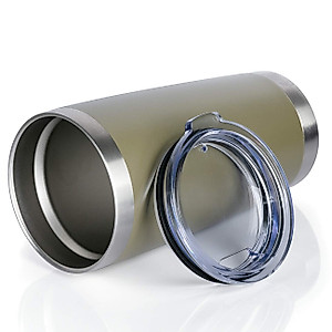 TDYDDYU 8 pack 20 OZ Double Wall Stainless Steel Vacuum Insulated Tumbler Coffee Travel Mug With Lid, Durable Powder Coated Insulated Coffee Cup for Cold & Hot Drinks (Combine colors, 8 pack)