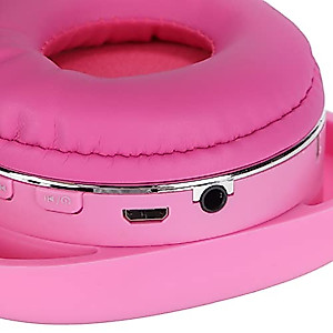 Kids Bluetooth Headphones,Over-Ear Foldable Noise Cancelling Headset,Cute Cartoon Wired/Wireless Headphones,Built in Microphone,Stereo Sound,Up to 4-6 Hours Play,for Children, Adolescents,Adults