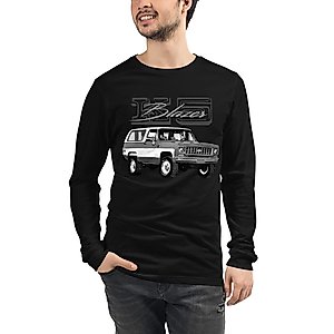 JG Infinite 1974 Chevy K5 Blazer Truck Unisex Long Sleeve Tee Black
