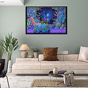 Aestalrcus Large Paint by Number for Adults, Acrylic Adults Paint by Numbers Kits on Canvas, 16x24 inch Large Size Painting by Numbers for Adults and Beginners for Home Wall Decoration and Gifts