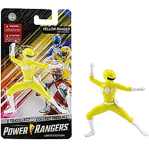 Limited Edition Power Rangers Sets - 2.5" 6.5cm Mini Figures - Yellow & Blue Rangers Set of 2