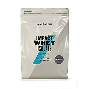 Myprotein Impact Whey Isolate Protein Powder (Unflavored, 2.2 Pound (Pack of 1))